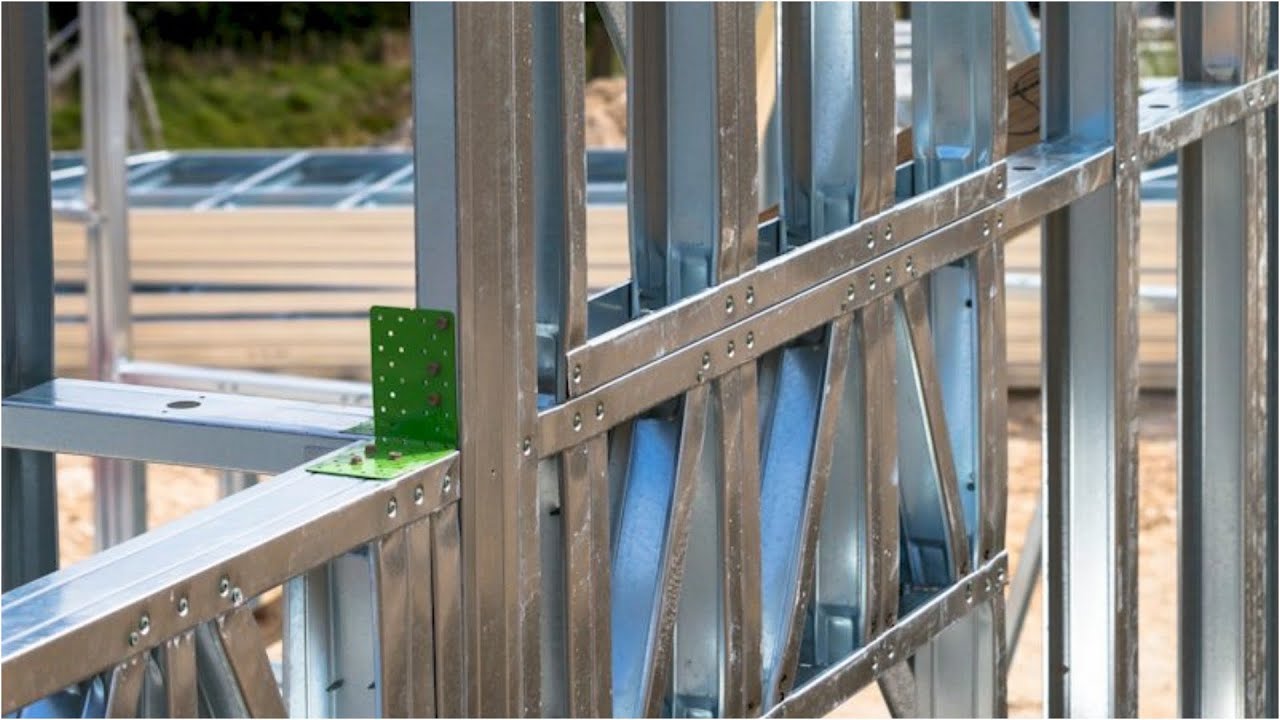 Light gauge steel frame building system for low cost housing projects ...