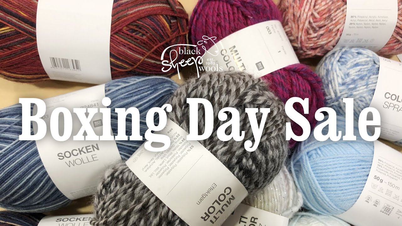What's in our Boxing Day Sale? - yarns galore - YouTube