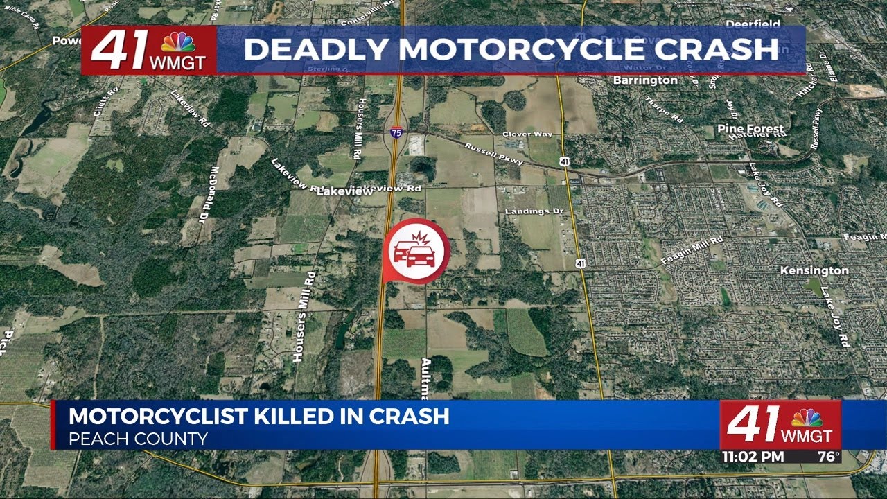 20-year-old killed in high-speed motorcycle crash on I-75 in Peach ...