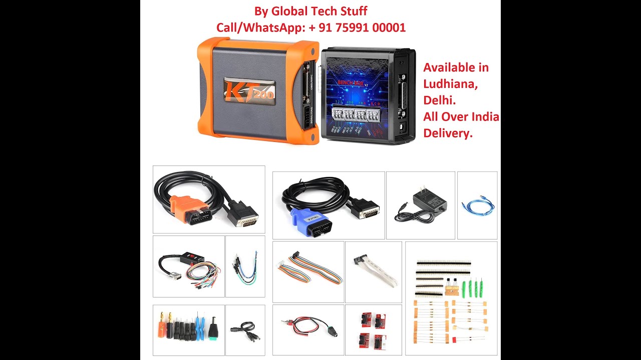 GTS KT200 BS6 BS4 Mahindra Maruti VAG Etc. ECM Programmer Lifetime Free ...
