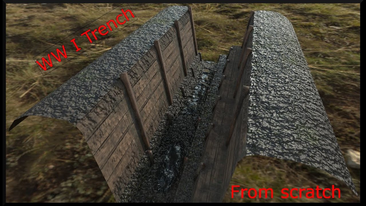 WW I Trench Modeling - YouTube