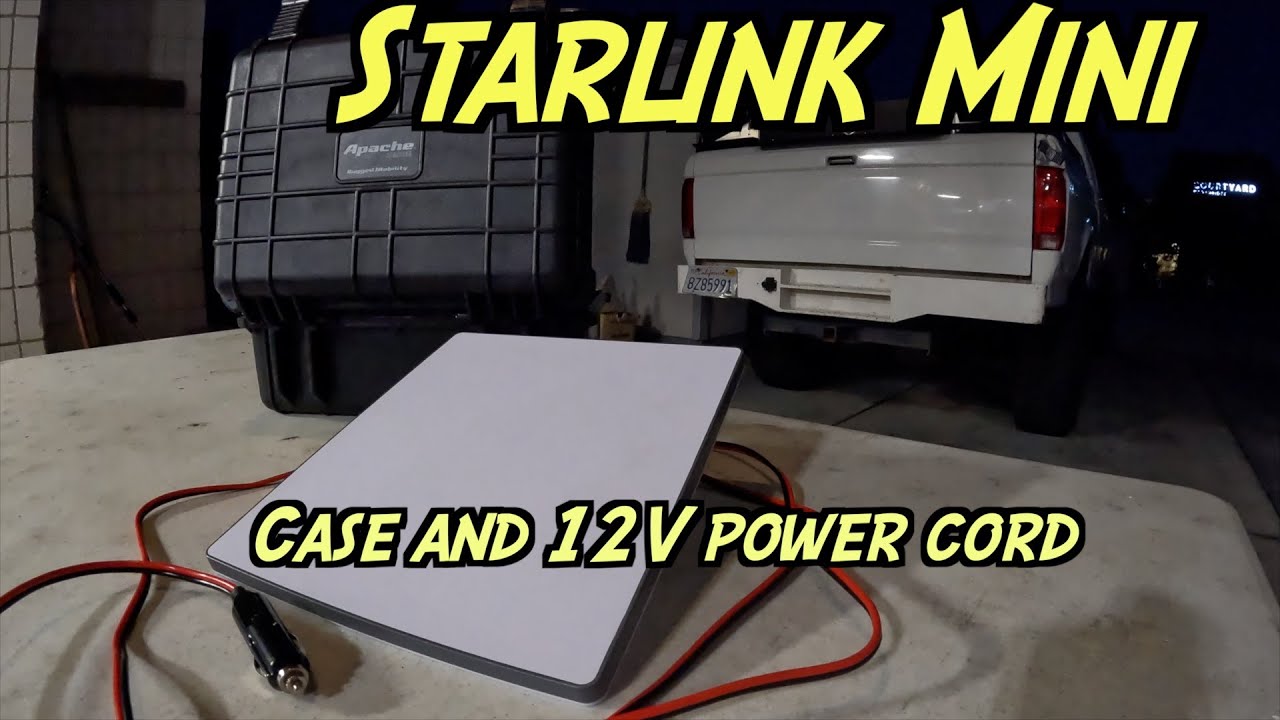 Starlink Mini case and 12v power, but it OVERHEATED! - YouTube
