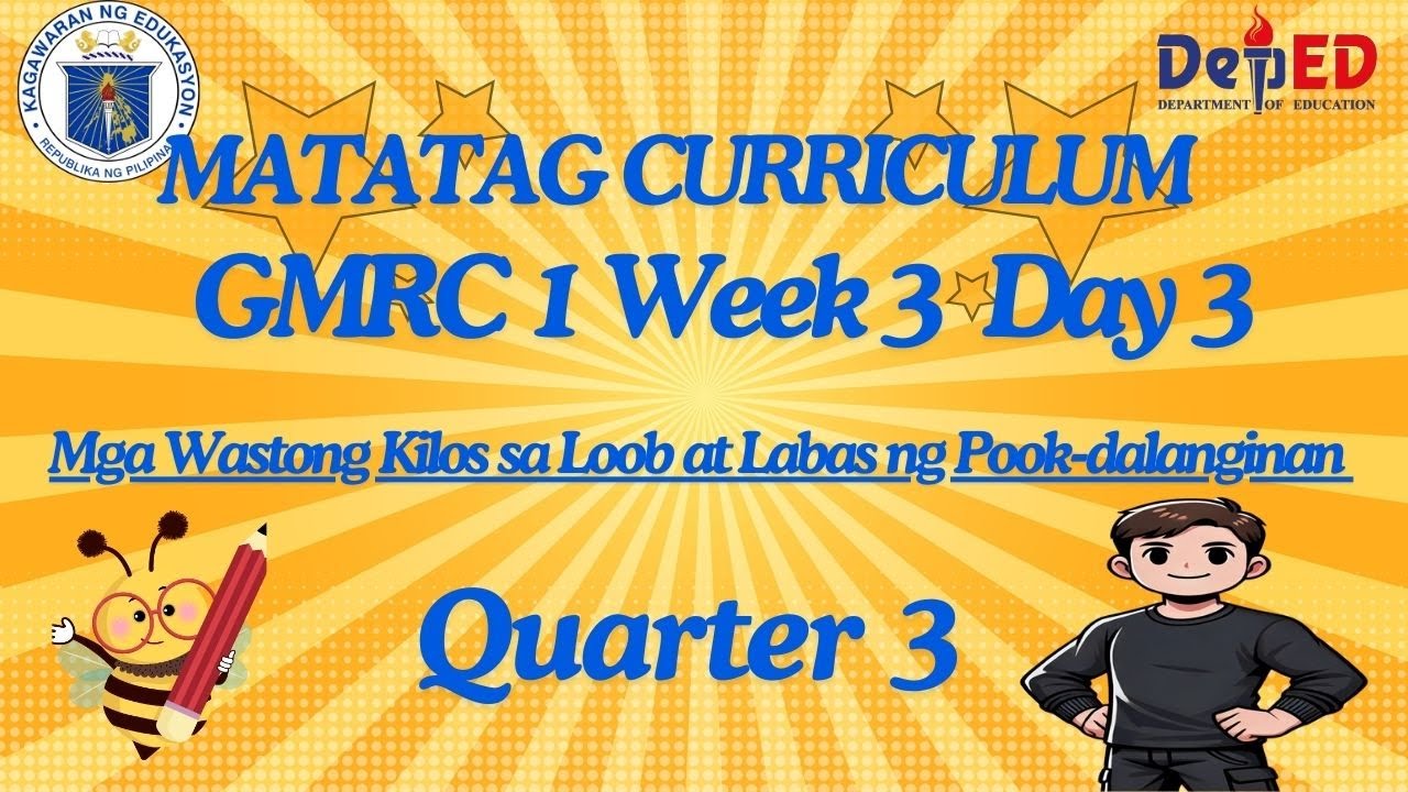 GMRC 1 Grade 1 Quarter 3 Week 3 Day 3 Mga Wastong Kilos sa Loob at ...