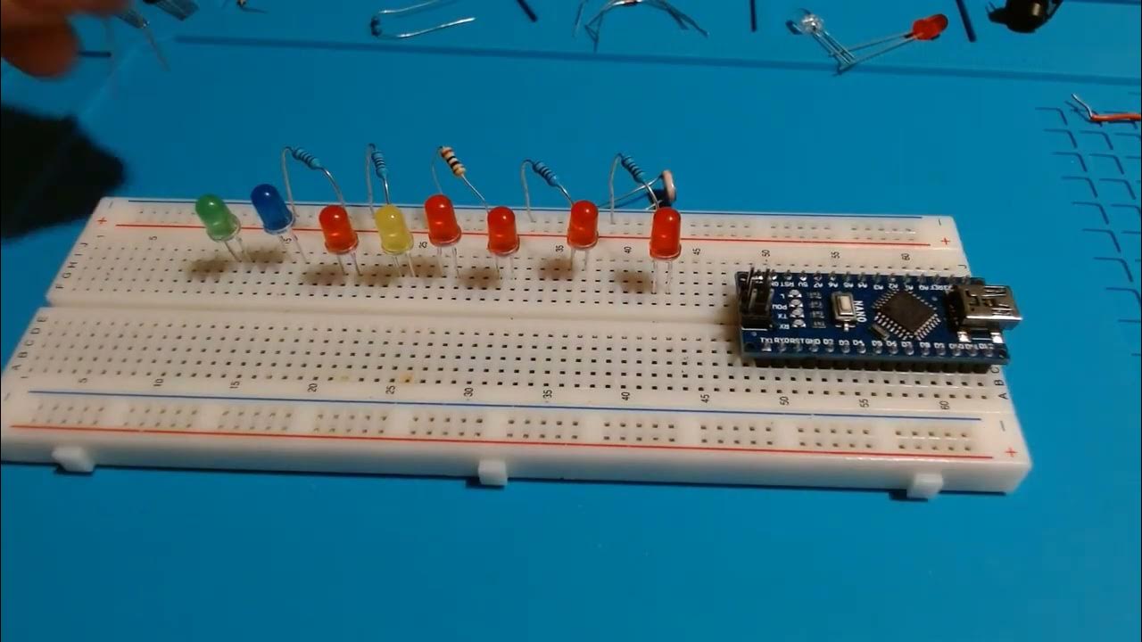 LED Array with Arduino Nano - YouTube