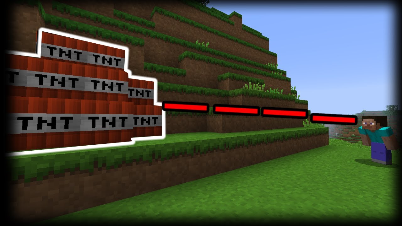 Minecraft but Everywhere we Look TNT Spawns - YouTube