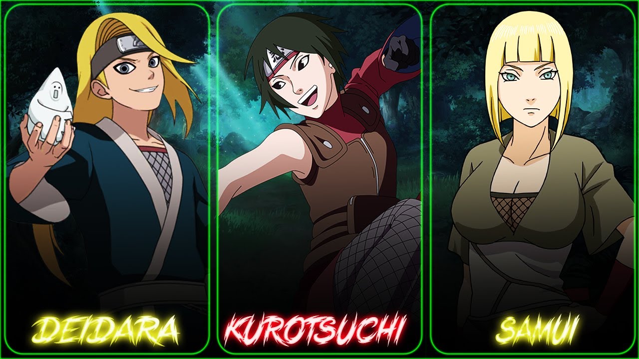 Naruto Online Mobile - Deidara Creation,Kurotsuchi,Samui Gameplay - YouTube