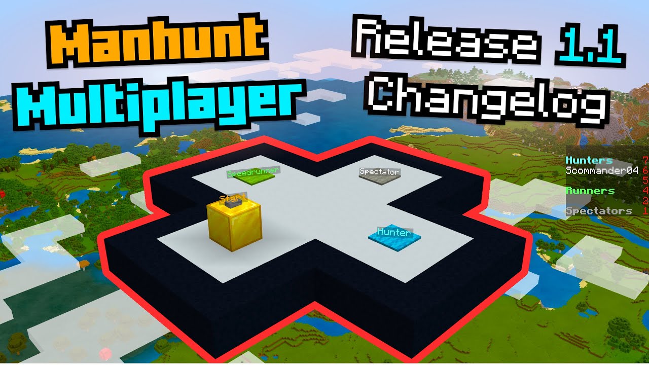 Manhunt Multiplayer R1.1 | Bedrock Addon Changelog - YouTube