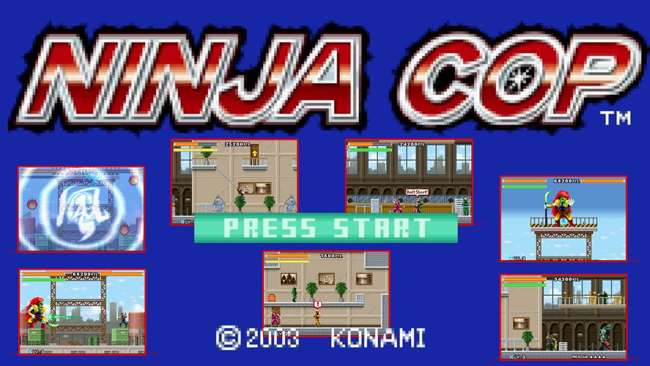 Ninja Cop/Ninja Five-0 - Visual Boy Advance (1st Area) - YouTube