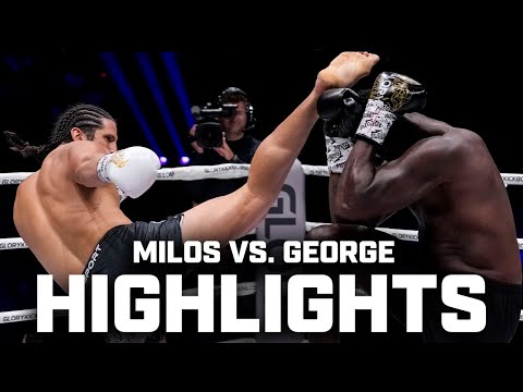 Miloš Cvjetićanin slays a GIANT in Colin George at GLORY 103 💪 [FIGHT HIGHLIGHTS]