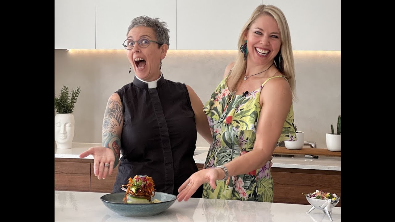 Chef Mel's Vegan Tower of Pleasure - YouTube