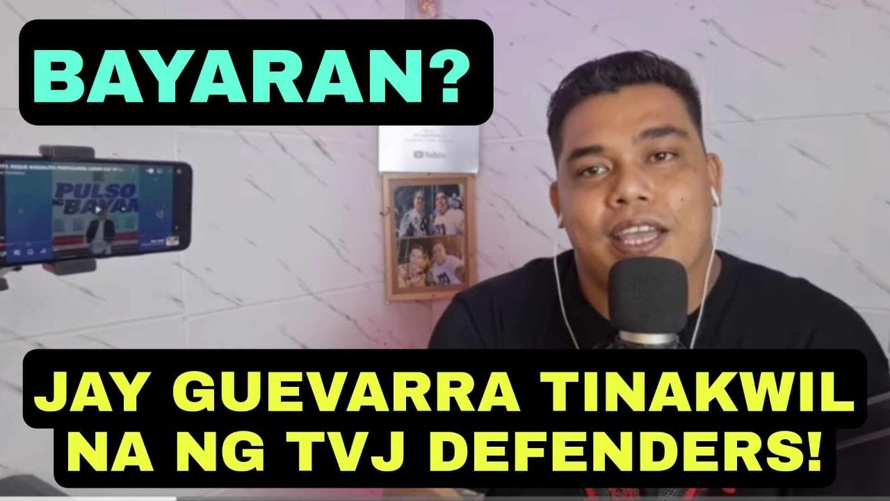 JAY GUEVARRA TINAKWIL NA NG TVJ DEFENDERS! BAYARAN? - YouTube