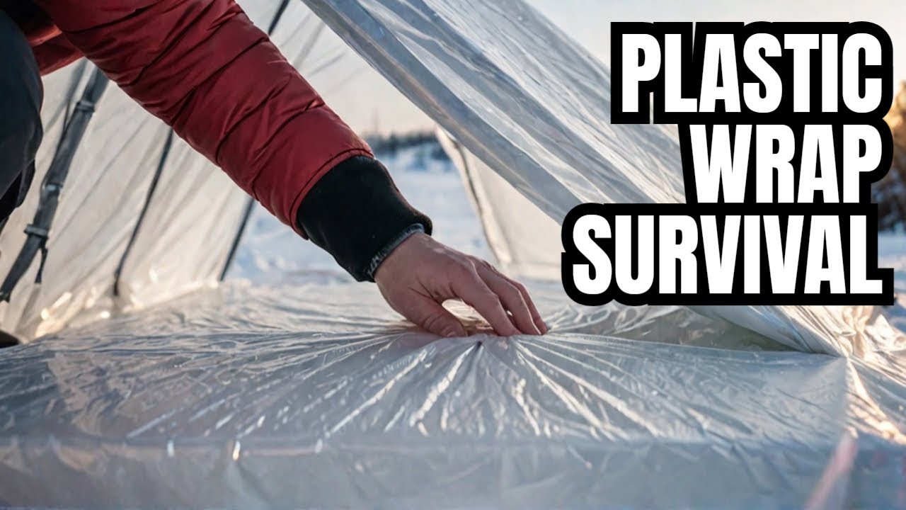 PLASTIC WRAP CAMPING like a Pro Without Spending a Dime! - YouTube