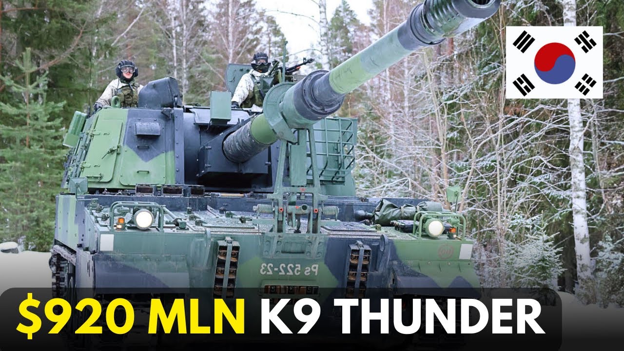Romania ordered 54 units of South Korean self-propelled guns K9 Thunder ...