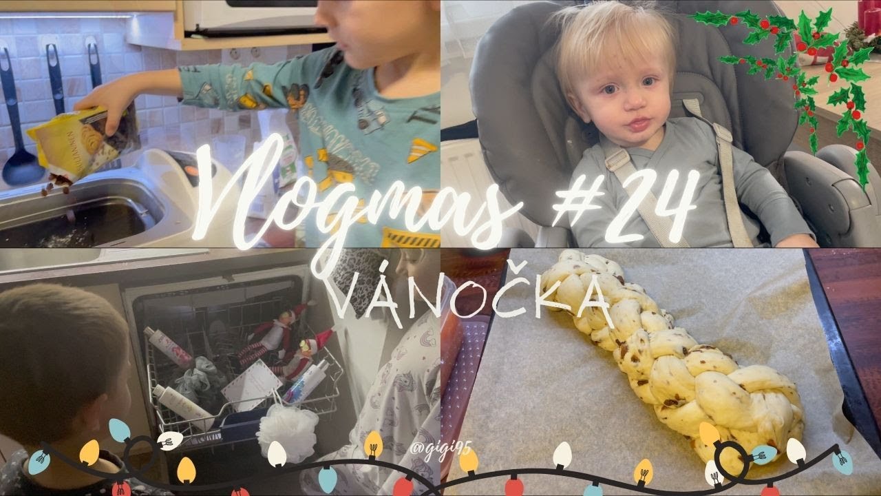 🎄Vlogmas #24 | Recept na vánočku 🎄 - YouTube