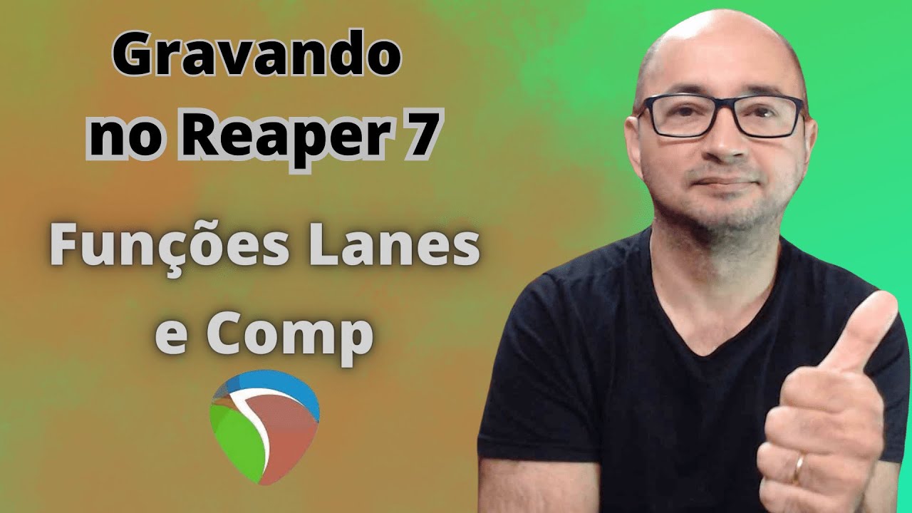 Gravando no Reaper 7 - Funções Lanes e Comp - YouTube