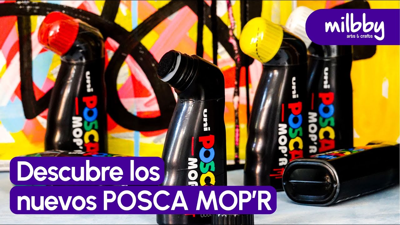 Rotuladores POSCA MOP'R - Descubre sus amplias posibilidades - YouTube