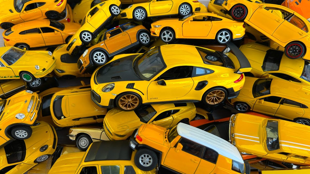 Yellow Collection Cars Diecast: Showcasing Diecast Cars - YouTube