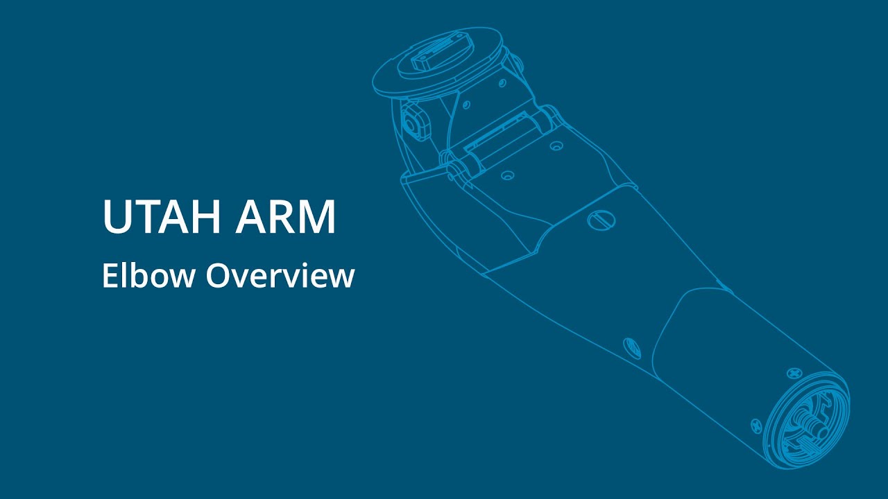 Utah Arm Myoelectric Elbow Overview - YouTube