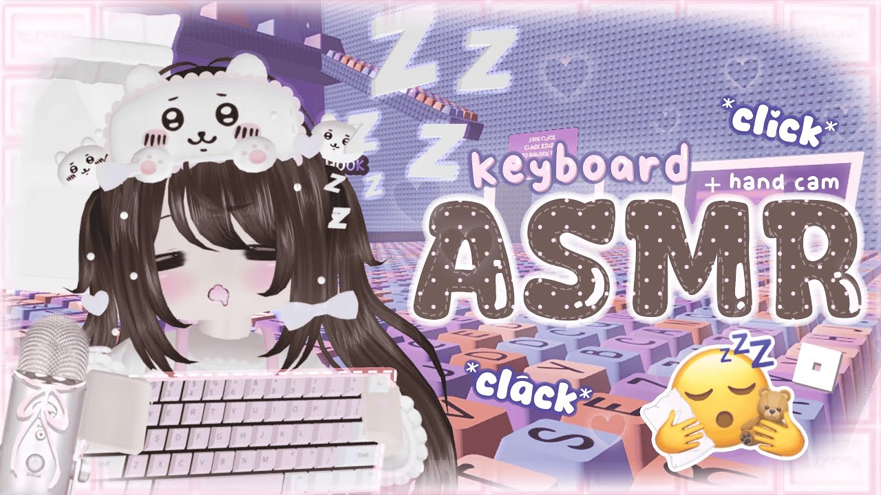 Roblox ASMR🌙 but it's *CLICKY* KEYBOARD TOWER ASMR + HAND CAM - YouTube