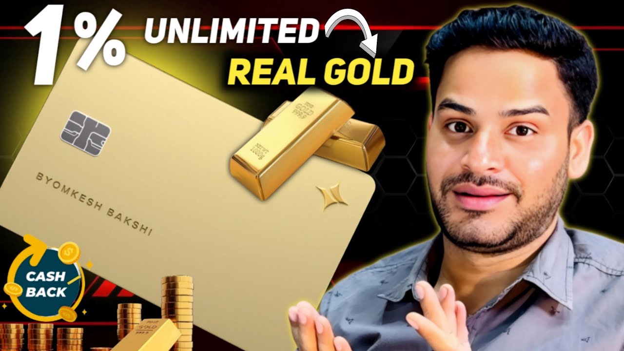 UNI GOLD X Credit CARD | 1% Unlimited Real GOLD | Lifetime free | 0% ...