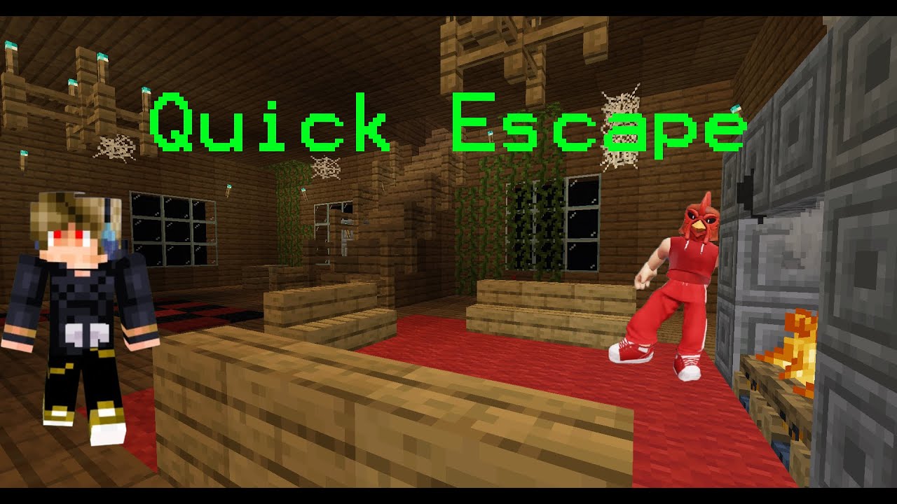 Mencoba Keluar Dari Ruangan Terkutuk Ini - Minecraft Quick Escape ...