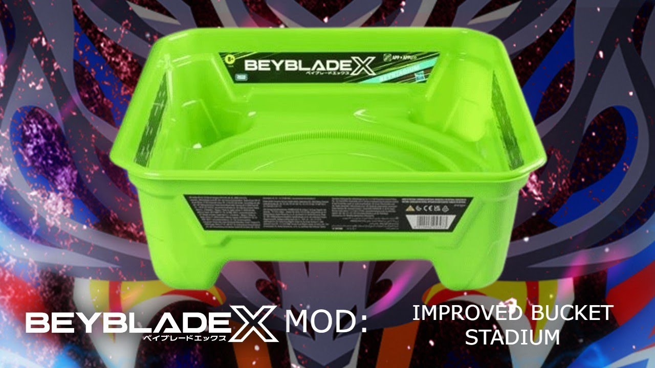 BEYBLADE X | MOD | IMPROVED HASBRO BUCKET - YouTube