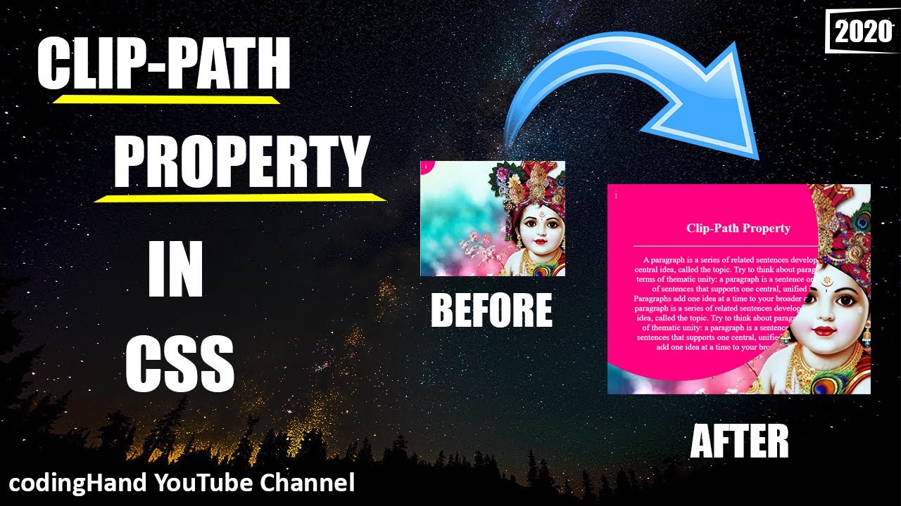 Clip-Path Property Image Hover Effect In 2020.#CSS - YouTube