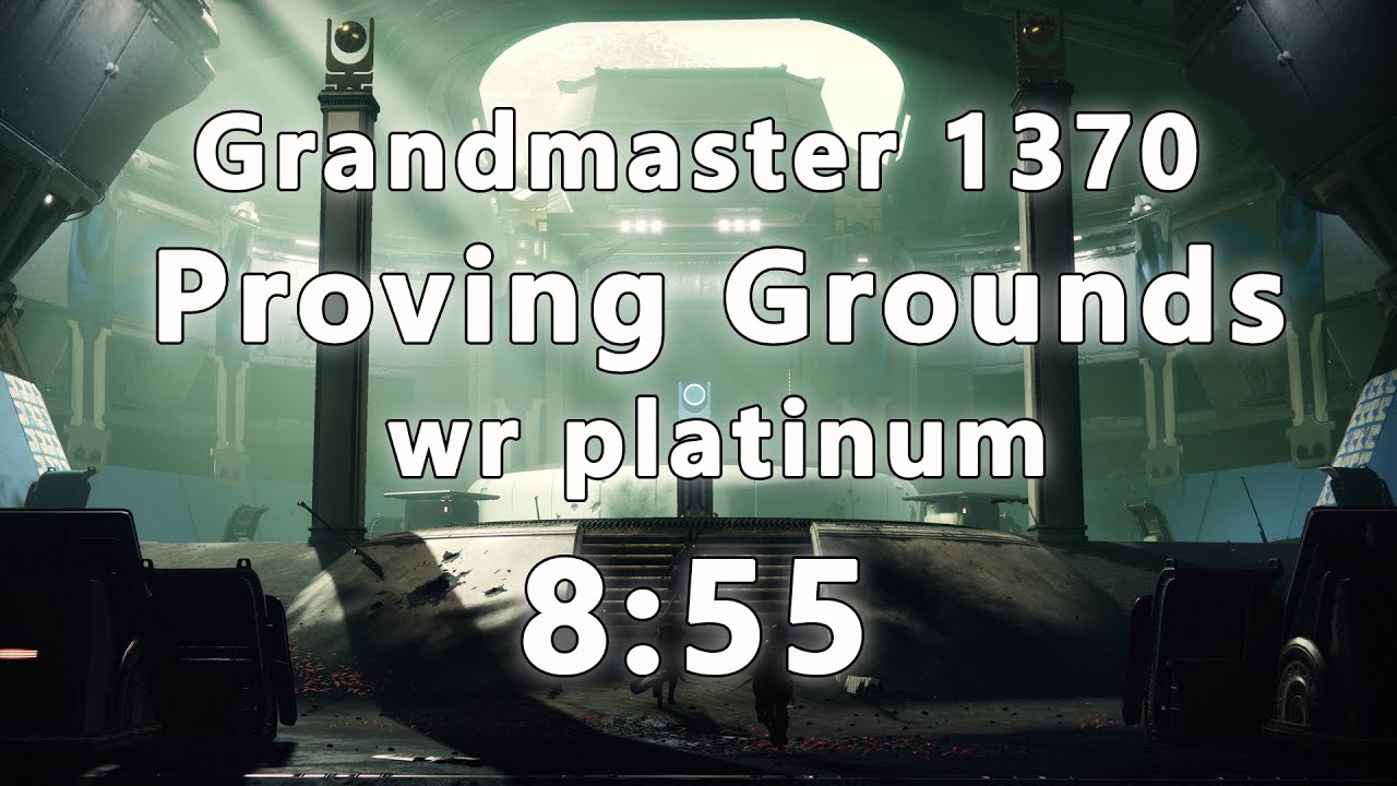 Grandmaster Proving Grounds speedrun wr 8:55 - YouTube