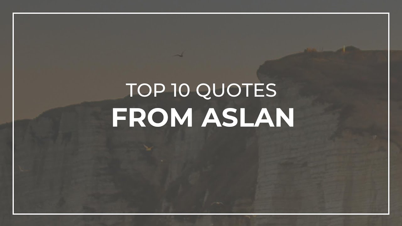 Top 10 Quotes from Aslan | Beautiful Quotes | Trendy Quotes - YouTube