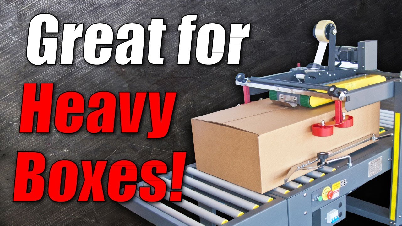 Semi-Automatic Carton Case Closer CNN-106, Great for Heavy Boxes - YouTube