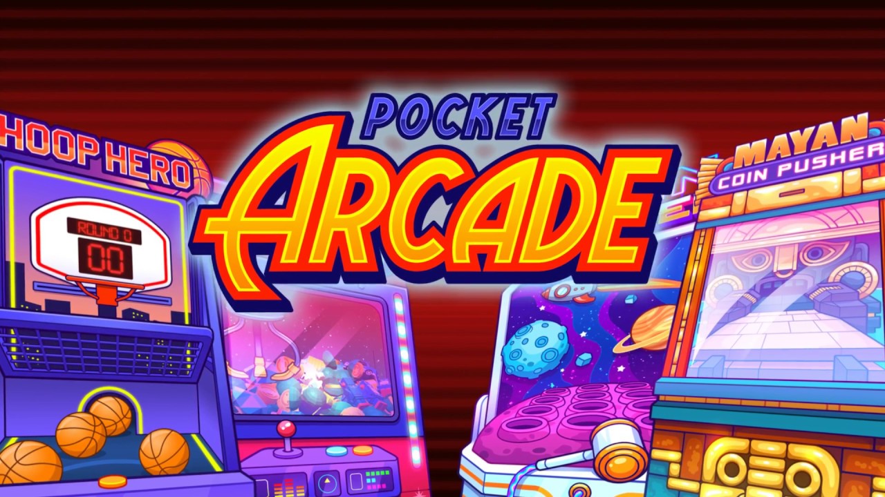Pocket Arcade - Basketball, Coin Dozer, Claw Machine and more! - YouTube