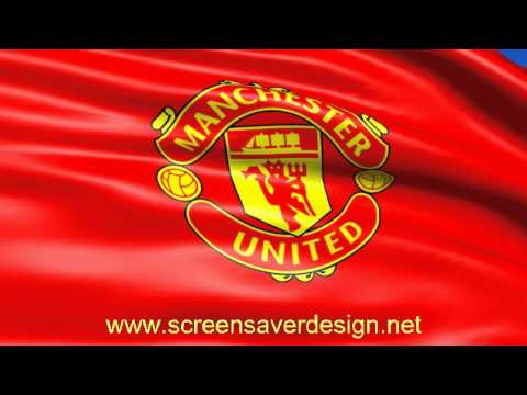 FC Manchester United Flag Screensaver - YouTube
