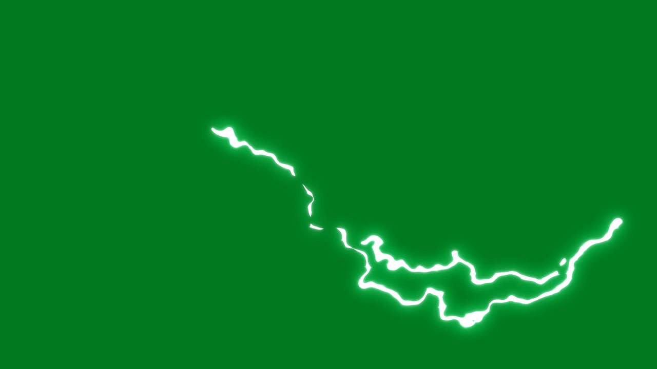 Animated Electric discharge Free Green Screen Footage 2 - YouTube