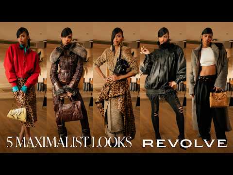 How Sierra Rena Styles Bold, Statement-Making Outfits | 5 Maximalist Looks | REVOLVE