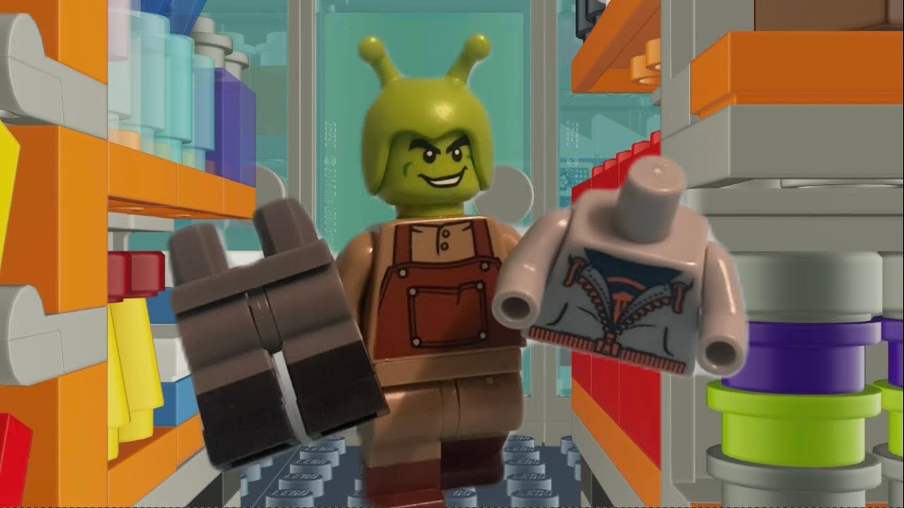 LEGO Shrek Goes Shopping - YouTube