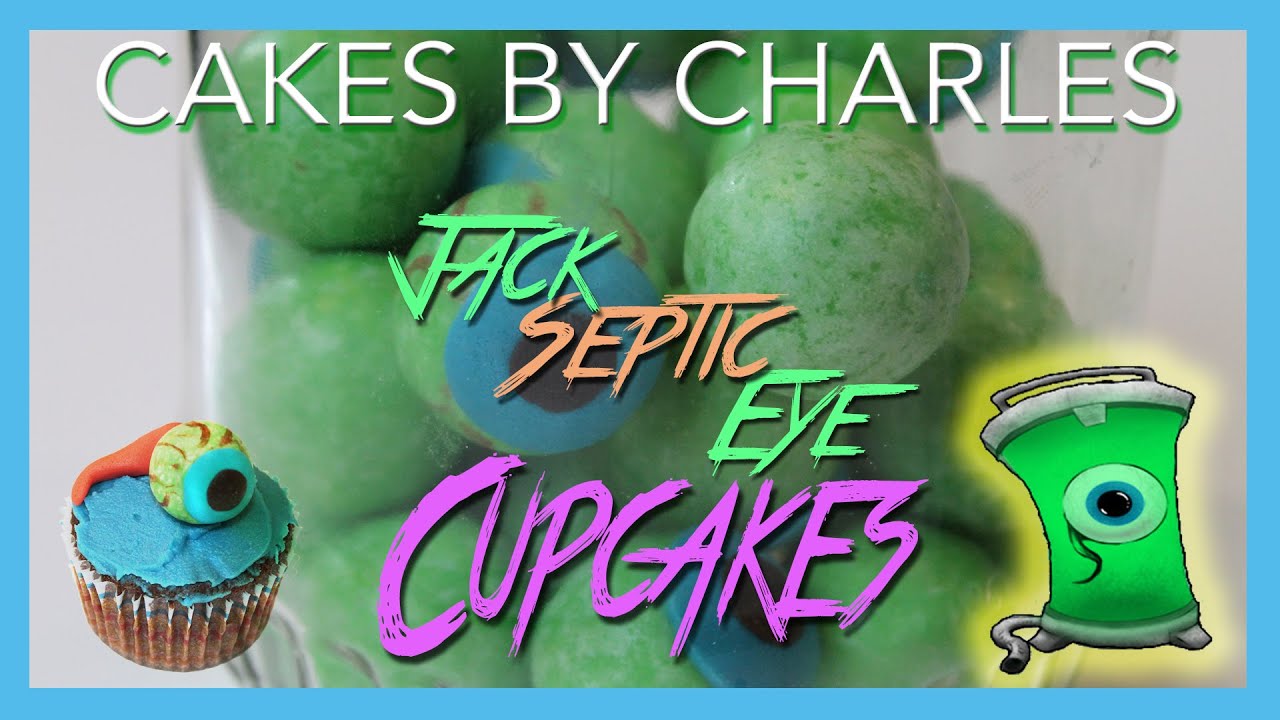 Jack Septic Eye Cupcakes -Tutorial - YouTube