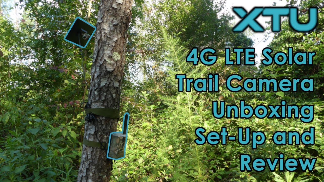 XTU Solar LTE Trail Camera | Unboxing, Set-up and Review - YouTube