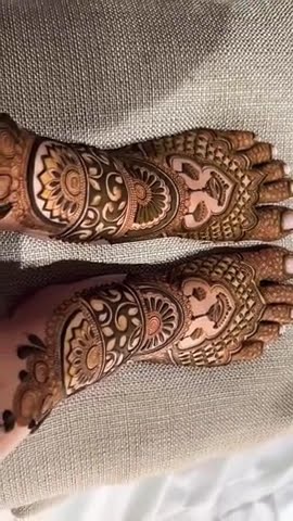 Pairon Ki Mehandi ka design - YouTube