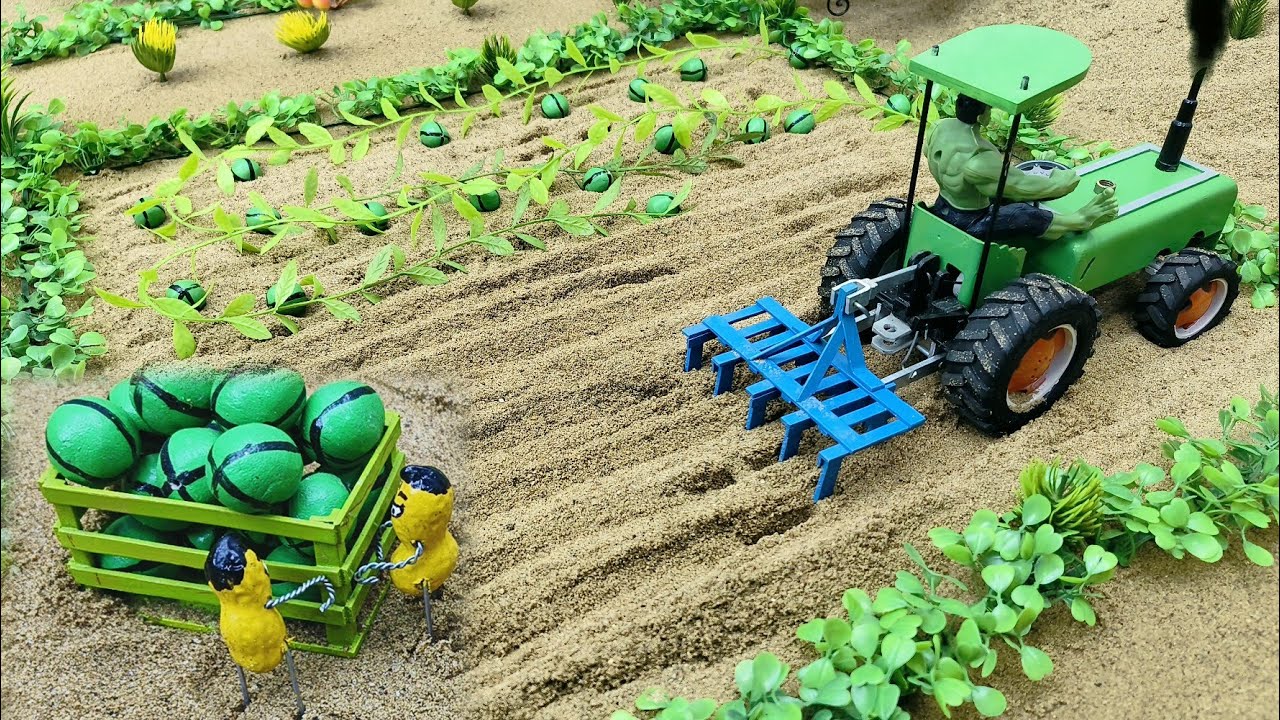 Amazing Mini DIY Tractor Transforming Concrete Road into Farming ...