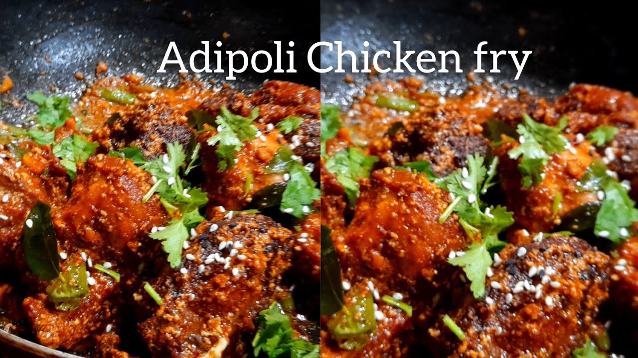 adipoli Chicken fry//monikka Chicken //HINNUS WORLD - YouTube
