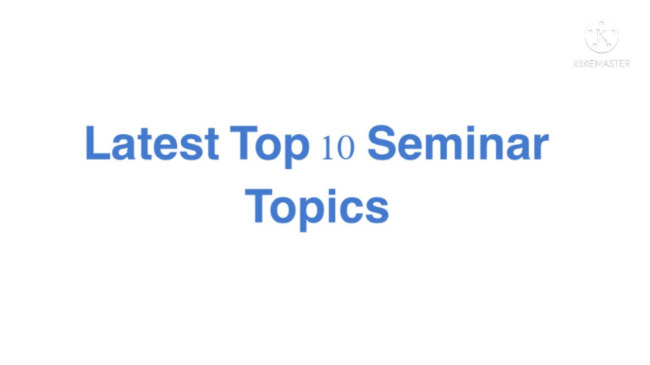 Latest top10 seminar topics for electrical engineering students - YouTube