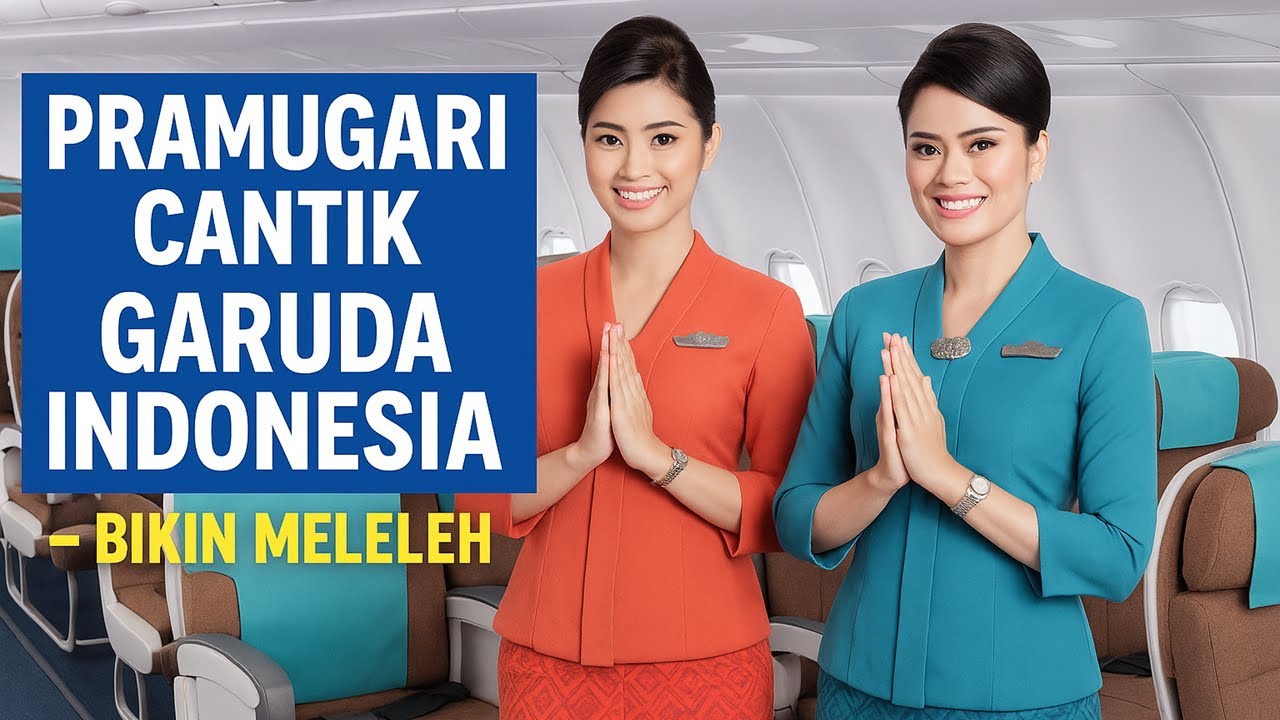 Lihat! Pramugari Cantik Garuda Indonesia - Bikin Meleleh! - YouTube
