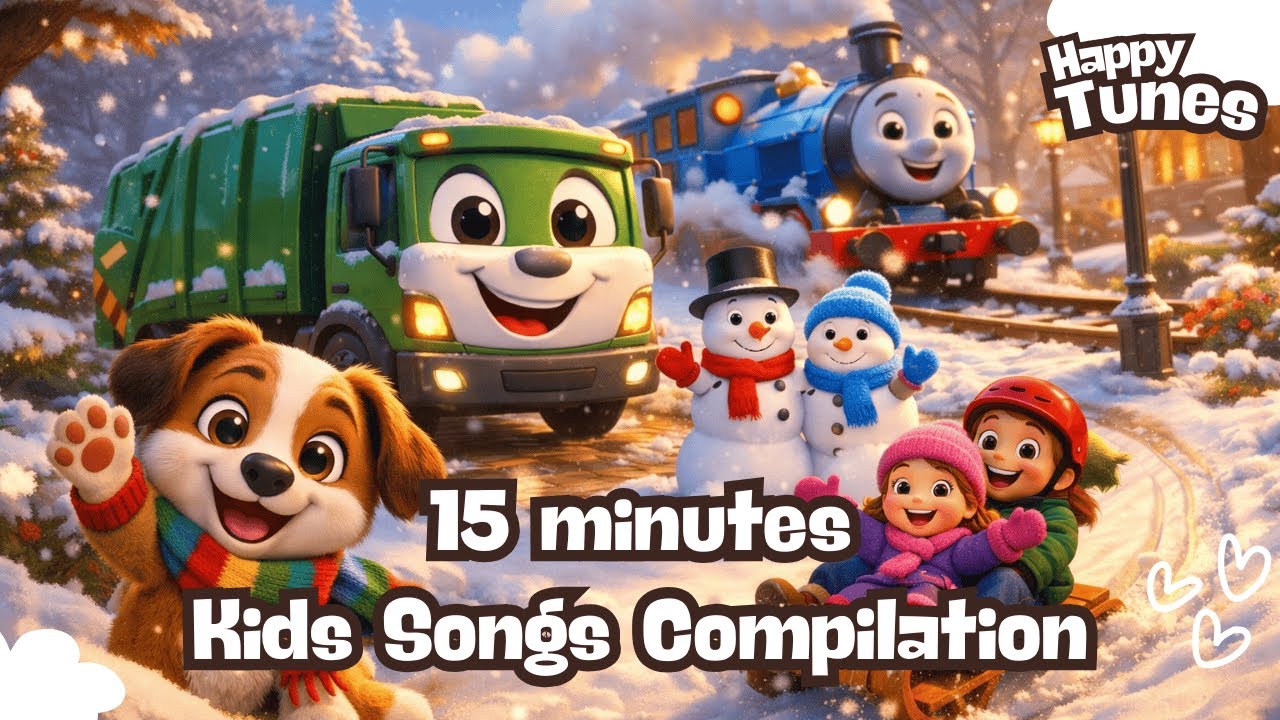🎵 Happy Tunes — Kids Songs Compilation (15 Minutes) 🎶 | Fun Nursery ...