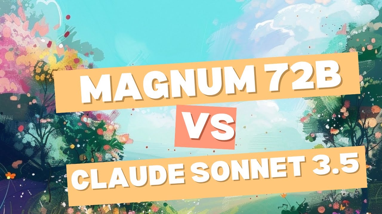 Comparing Magnum 72b and Claude 3.5 Sonnet (I still prefer Sonnet ...