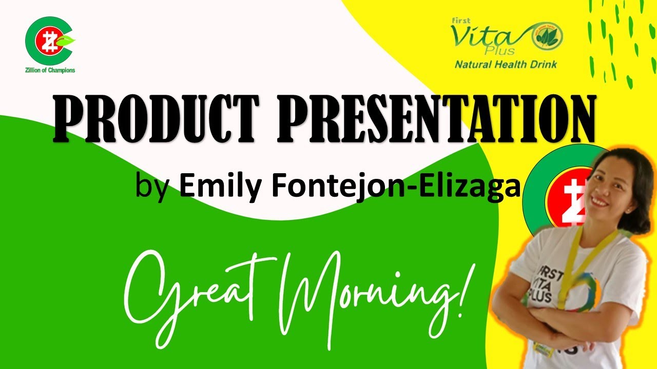 First Vita Plus Product Presentation // Health is Wealth - YouTube