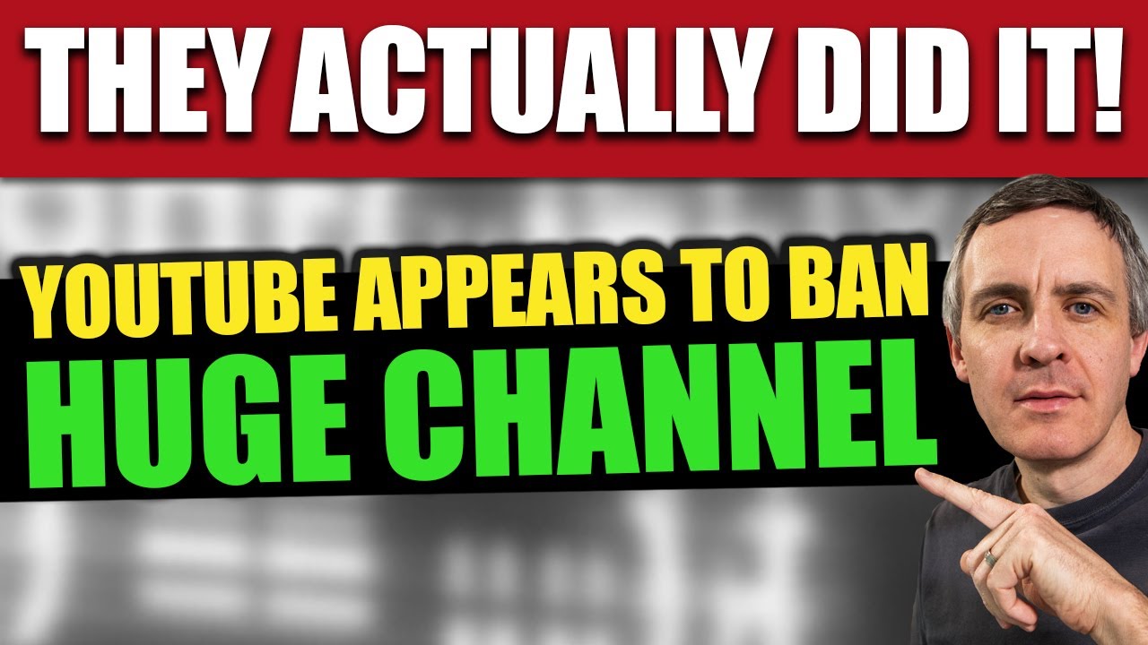 BREAKING EXCLUSIVE: YouTube Appears to Ban Channel Involved in Huge ...