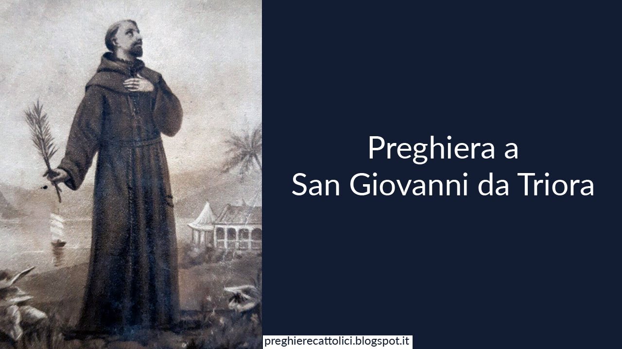 Preghiera a San Giovanni da Triora - YouTube