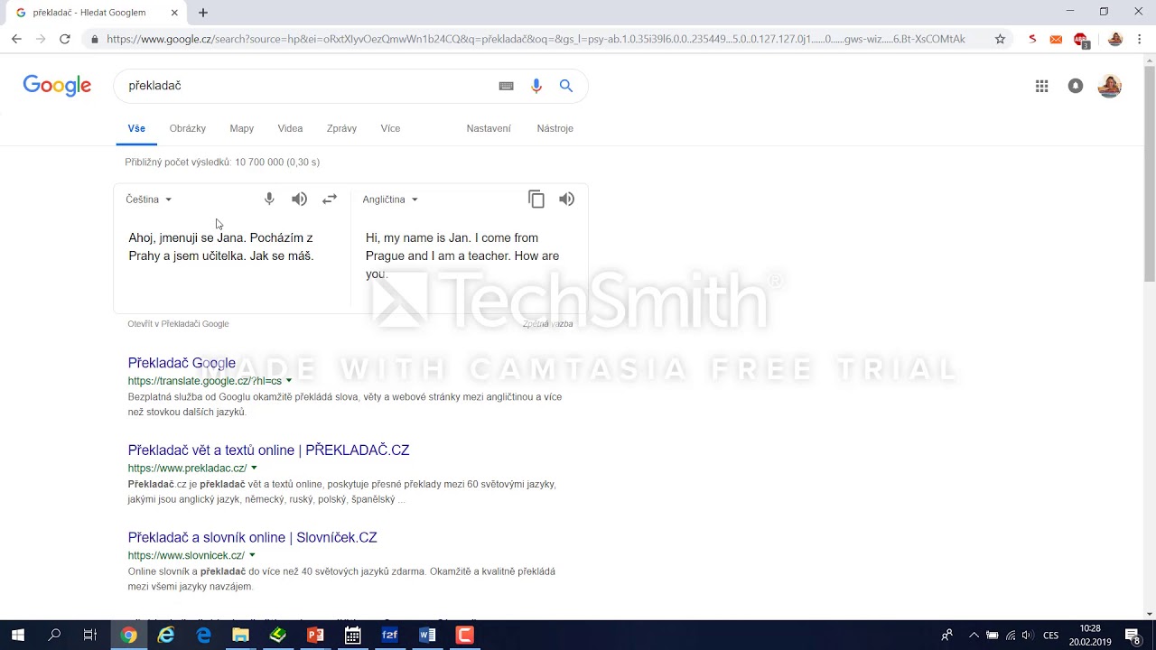 Překládání s pomocí Google překladače - YouTube
