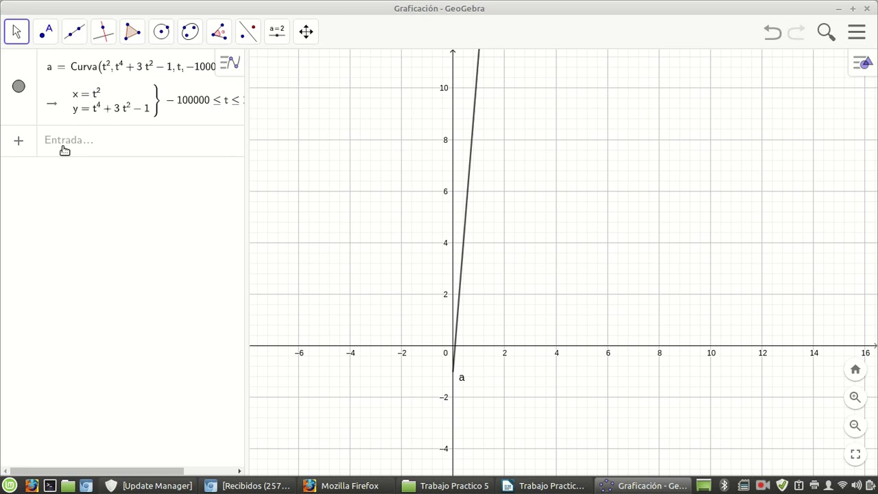 Uso de Geogebra para graficar ecuaciones parametricas - YouTube
