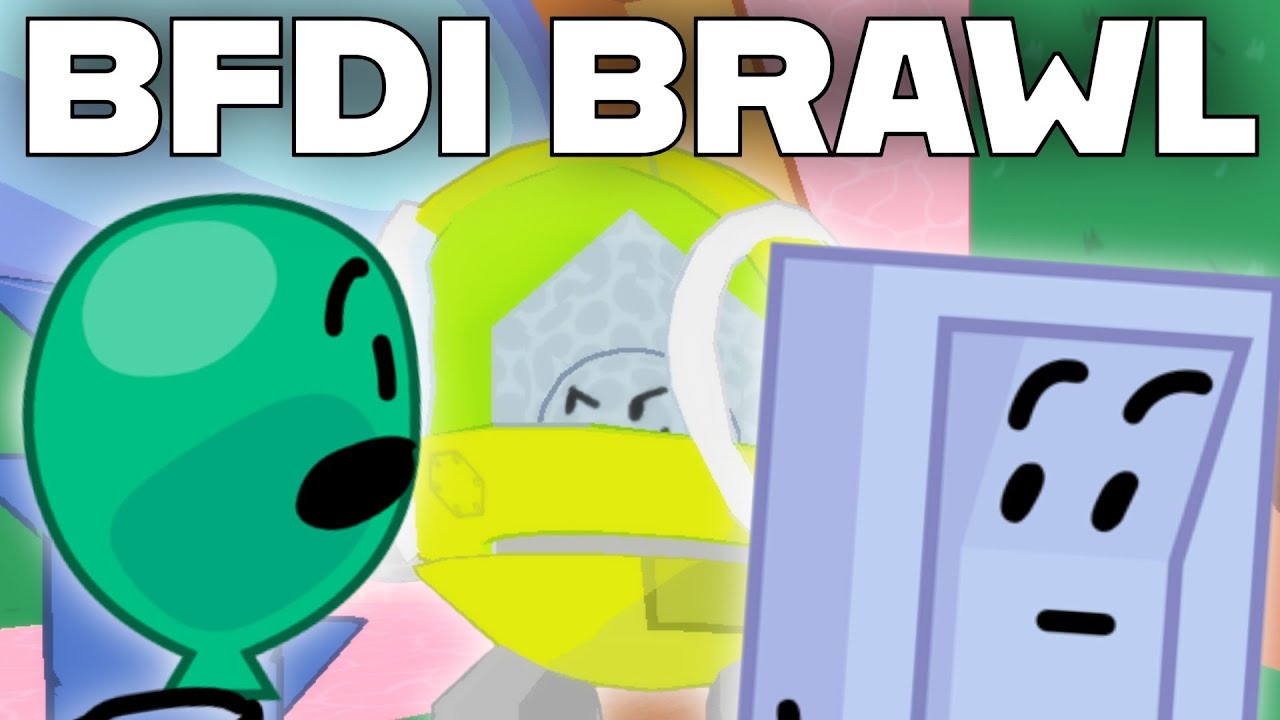 BFDI Characters Play BFDI Brawl - YouTube